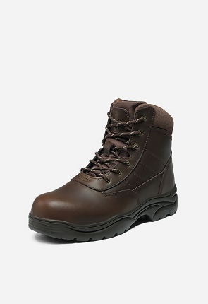 Men's Steel-Toe Industrial Work Boot in Brown - Get great deals at JustFab