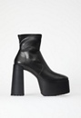 Hera Platform Bootie in Black - Get great deals at JustFab