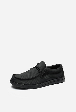 Men's Casual Slip-On Lightweight Loafer in Black - Get great deals at ...