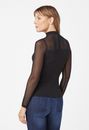 Mesh Insert Top in Black - Get great deals at JustFab