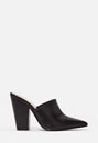 Angie Block Heel Mule in Black - Get great deals at JustFab