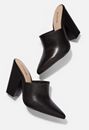 Angie Block Heel Mule in Black - Get great deals at JustFab