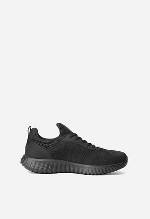 Men's Breathable Casual Sneaker in Black - Get great deals at JustFab